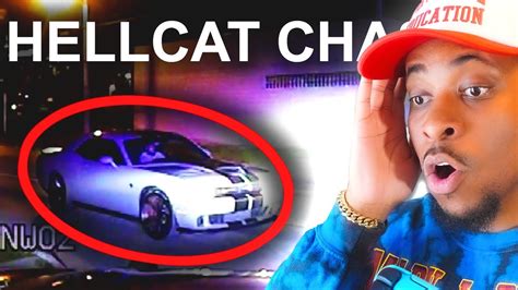 When A Hellcat Outruns Cops And Police Helicopter In Insane Chase Youtube