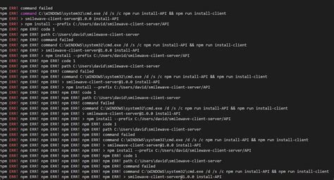 can npm install from the root folder stack overflow