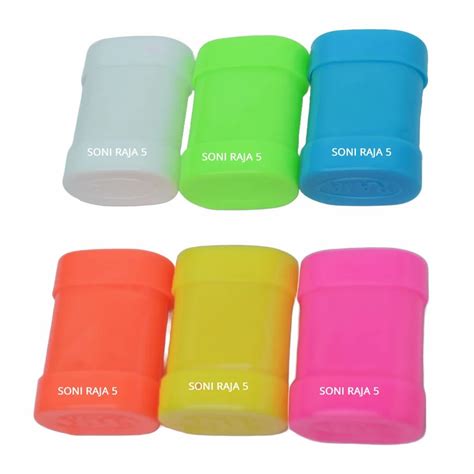 Raja No 5 Plain Plastic Containers Khaini Dabba Multicolored At Rs