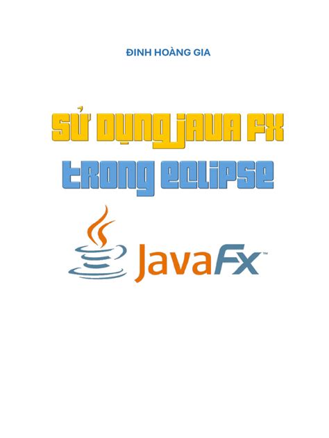 CÀi ĐẶt Javafx Trong Eclipse Pdf