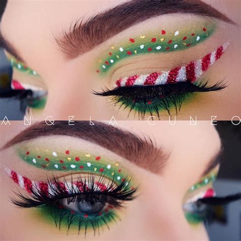 Really Cute Holiday Eye Makeup Xmas Makeup Christmas Makeup Look Eye
