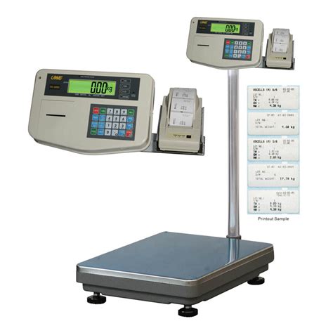 W22 Series Label Printing Platform Scale Masstech Weighing