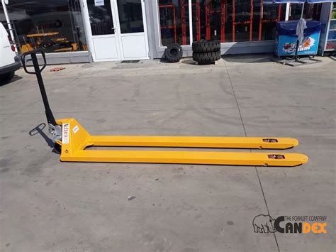 Liftex Grand 2000 дълга палетна количка №1339 Candex Forklifts Pallet Trucks Tires Rentals
