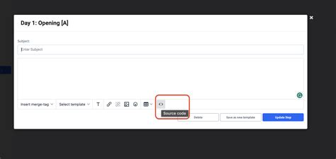 How To Insert Html Based Template In Smartreach