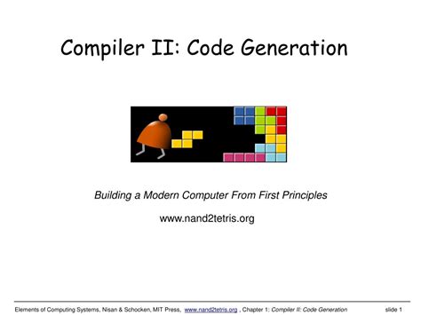 Ppt Compiler Ii Code Generation Powerpoint Presentation Free Download Id9097151