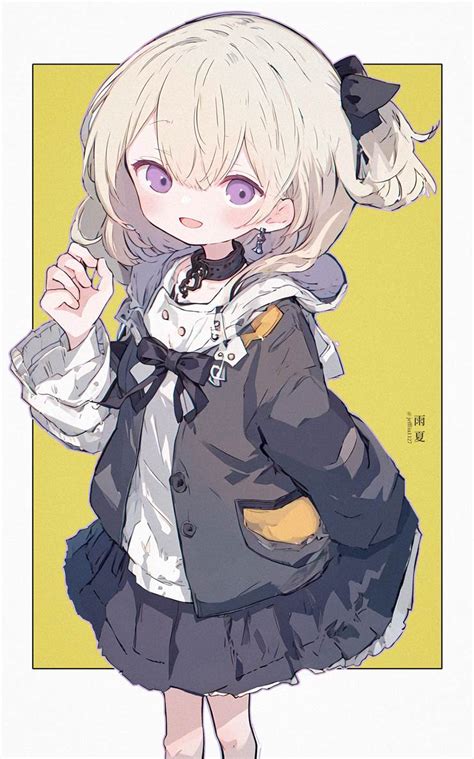 笑颜插画师雨夏的ai绘图（女孩）插画图片 Bobopic