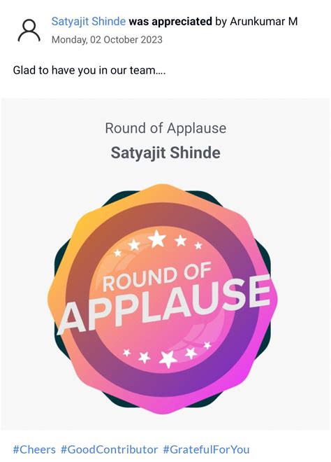 satyajit shinde on linkedin wipro appreciationmatters greatlearning teamworksuccess 10