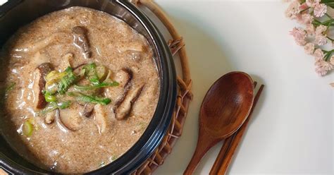 버섯들깨탕 만드는법