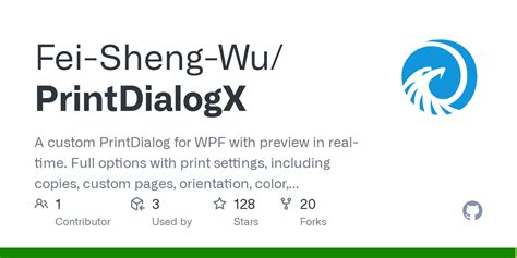 Github Fei Sheng Wu Printdialogx A Custom Printdialog For Wpf With Preview In Real Time Full