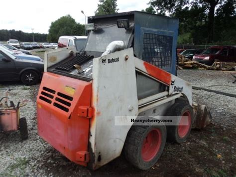 Bobcat 721 Deutz Air Cooled Heating Many New Parts 1990 Mini Kompact Digger Construction
