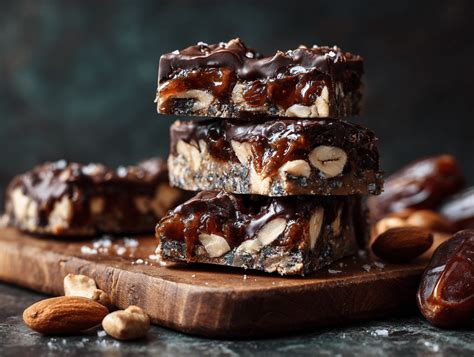 Healthy Date Candy Bars Irresistible No Bake Guilt Free Delight