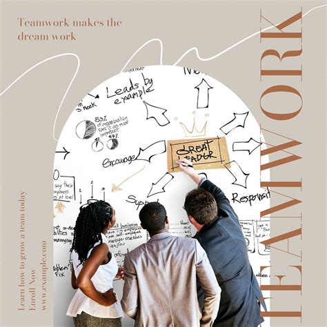 Teamwork Class Instagram Post Template Premium Editable Template