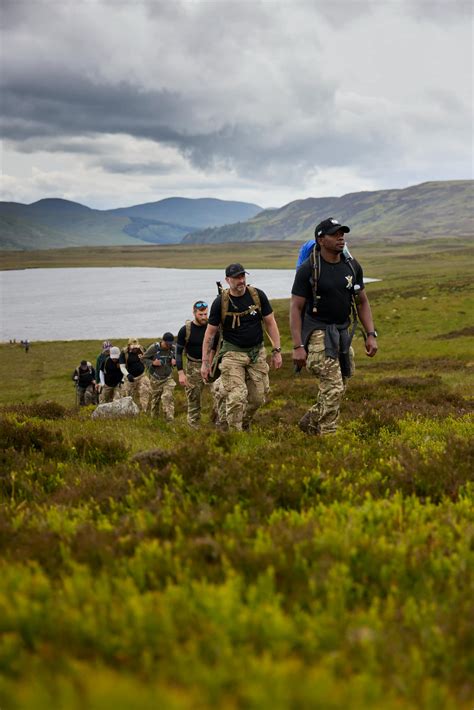 1000 March The Scottish Hills At Cateran Yomp Following D Day Anniversary Army Benevolent Fund