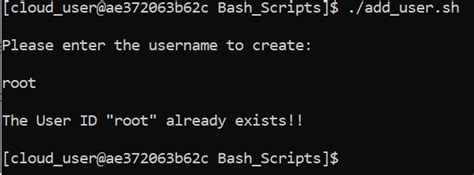 Using A Bash Script To Add User To Centos 8 And Pushing The Code To