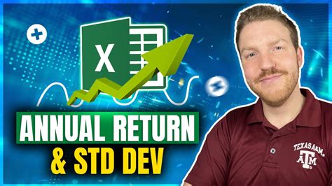 Standard Deviation And Stock Return Calculator In Excel Ryan Oconnell Cfa