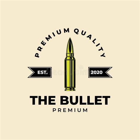 Bullets Premium Logo Icon Vintage Vector Symbol Illustration Design Stock Vector Illustration