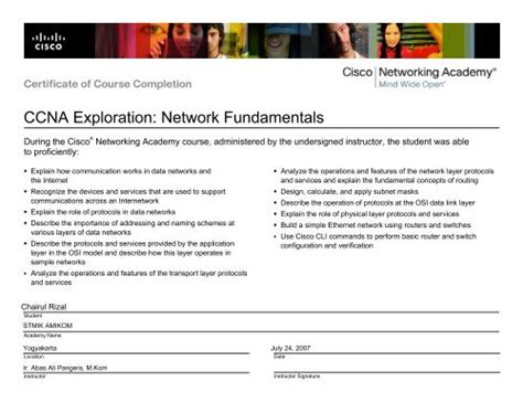 Ccna Exploration Network Fundamentals