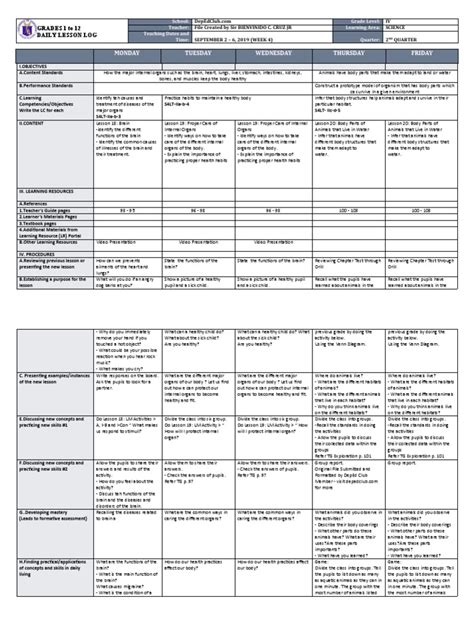 Dll Science 4 Q2 W4 Pdf Learning Liquid Crystal Display