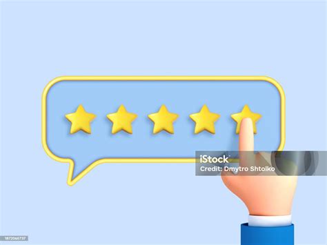 3d 만화 인간의 손 마킹 5 성급 등급 긍정적인 고객 경험 개념 벡터 3d 일러스트 레이 션 0명에 대한 스톡 벡터 아트 및 기타 이미지 Istock