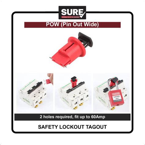 สินค้าขายดี Suresafe Lockouttagout Pow Pin Out Wide Mcb Lockout Th