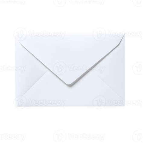Plain White Envelope Isolated With No Background 56788981 Png