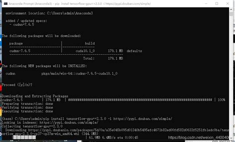 tensorflow 2 3 0（比最新版本低一般）完整安装教程 2020 10 12 那个源有tensorflow cpu2 3 0版本 csdn博客