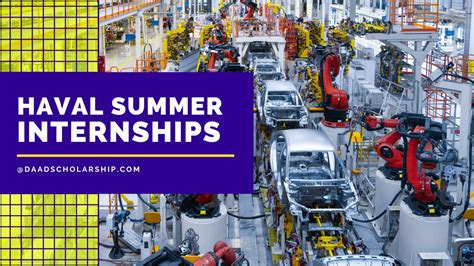 Haval Automobile Summer Internship 2024 Application Process Daad