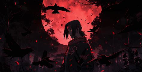 Itachi Uchiha 4k Naruto Red Night Wallpaper Hd Anime 4k Wallpapers Images And Background