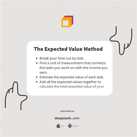 The Expected Value Method Deepstash The Expected Value Method Deepstash