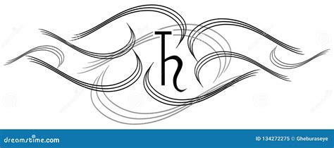 Symbol Of Saturn Saturn Sign Astrology Saturn Planet Royalty Free