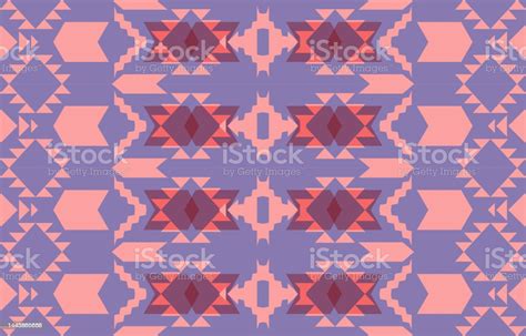 나바호어 아메리카 원주민 직물 원활한 패턴 기하학적 부족 민족 전통 배경 디자인 요소 카펫 벽지 의류 양탄자 인테리어 자수 벡터