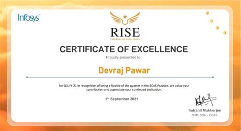 Appreciation Awardsforexcellence Kudos Vlocity Salesforce Infosys… Devraj Pawar 20