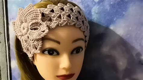 ПОВЯЗКА на голову крючком МК для начинающих Youtube