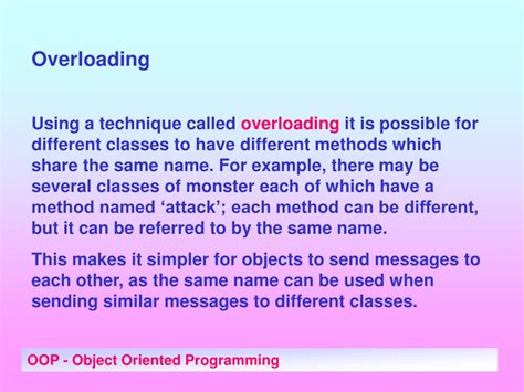 Ppt Oop Object Oriented Programming Powerpoint Presentation Free