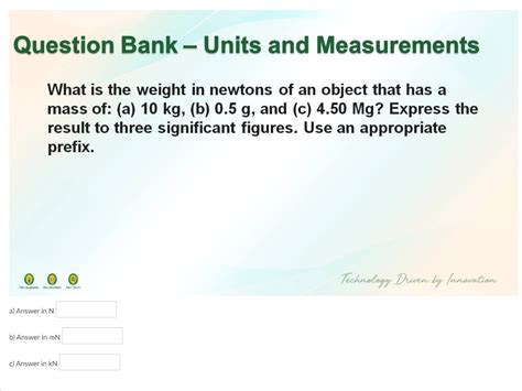 Solved Question Bank Units And Measurements What Is The Chegg Com