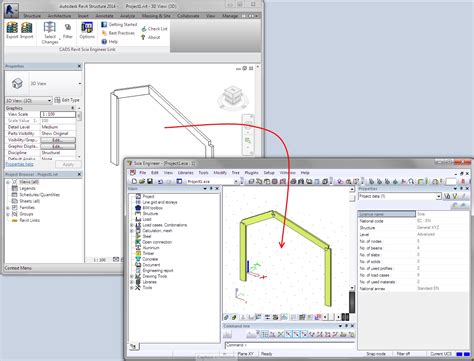 Exporting The Structure From Revit To SCIA Engineer