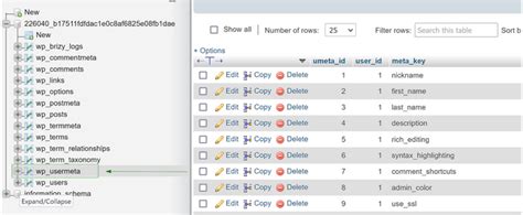 Easywp How To Manually Add An Admin User To The Wordpress Database Via Phpmyadmin Easywp