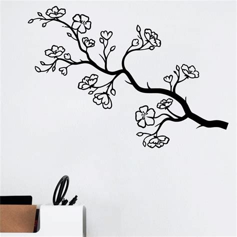 Flower Blossom Tree Branch Vinyl Wall Art Decal Sticker Transfer