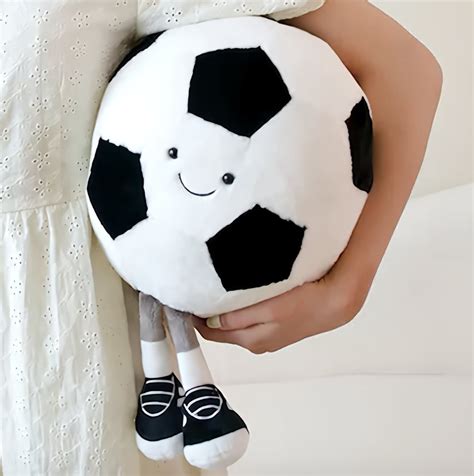 Kawaii Soccer Plush Toy Football Cute Plushie Cartoon Stuffed