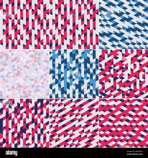 Set Of Templates With Colorful Gradient Triangles In The Corner Positions With White Space