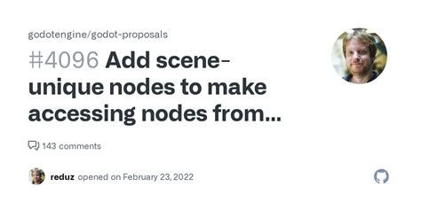 add scene unique nodes to make accessing nodes from code more convenient · issue 4096