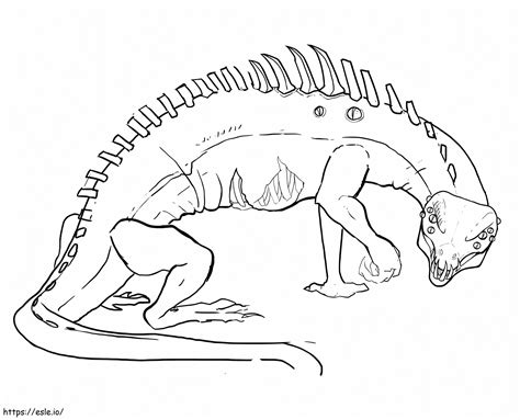 Special Scp 682 Coloring Page