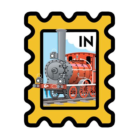 First Indian Passenger Train Slowly Stamps