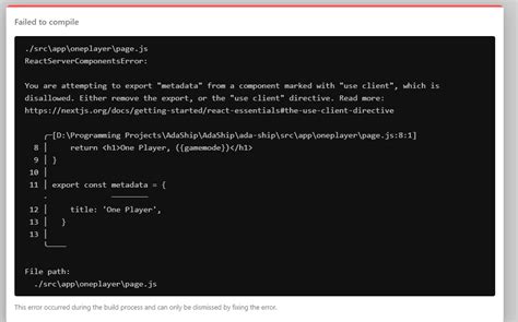 Exporting A Metadata Object In Layoutjs Seems To Override The Contents