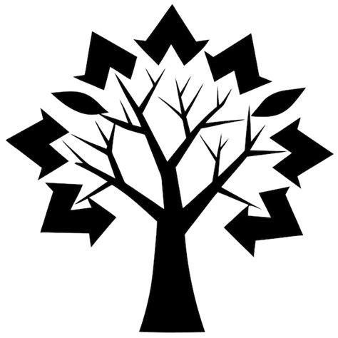 Tree Recycling Symbol Reduce Reuse Recycle Concept Vector Illustration Premium Ai Generated Vector