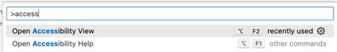 We Have Both Accessibility View And Accessibility Help Commands Issue Microsoft