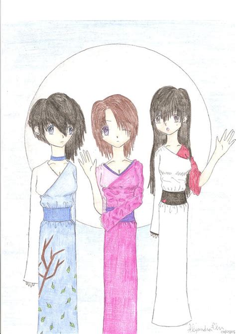 Girls In Kimonos By Kluelezz On Deviantart