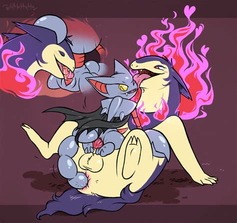 Rule 34 Anal Anal Sex Closed Eyes Duo Fangs Fellatio Feral Feral On