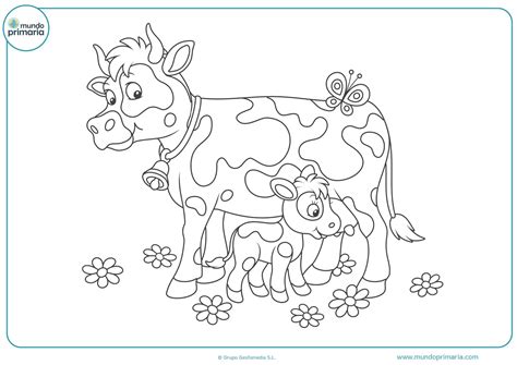 Dibujos De Vacas Para Colorear 【imprimir Y Pintar】