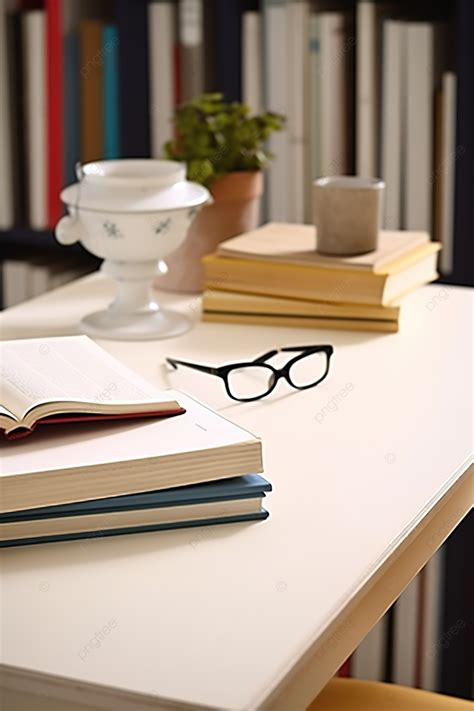 책과 책이 있는 책상 배경 배경 화면 및 일러스트 무료 다운로드 Pngtree
